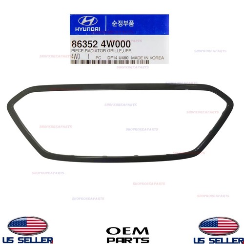 Genuine OEM Piece Radiator Grille Upper 2015-2017 Hyundai Tucson FUEL ...