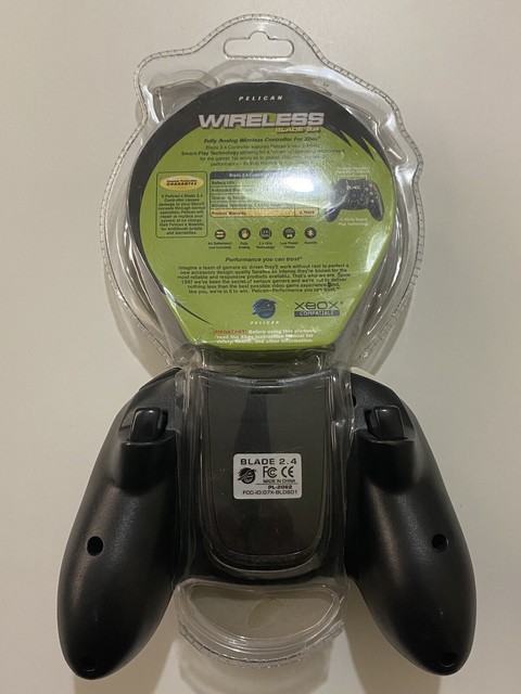 Pelican Blade 2.4 Wireless Xbox Controller Black Pl-2062 No Receiver ...