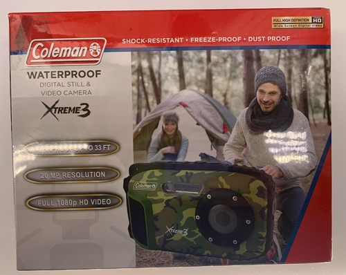 Coleman Waterproof Digital Still & Video Camera (Shock, Freeze, and ...