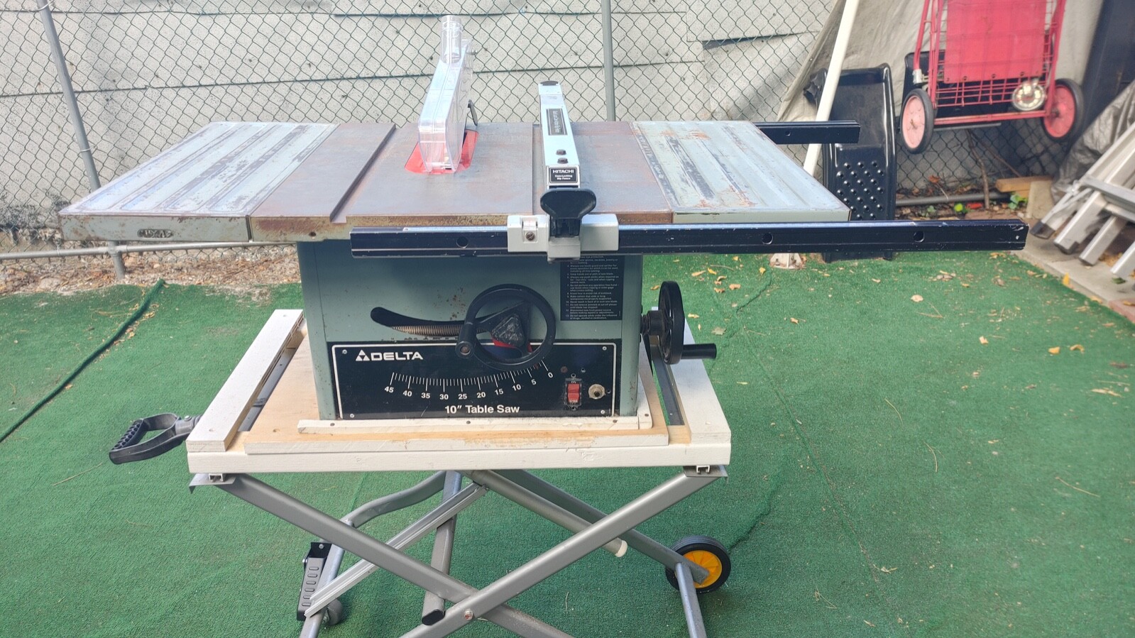 Delta 10" Table Saw Model 34-670 (used for parts, Motor not Working) | eBay