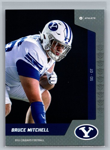 Bruce Mitchell 2023 ONIT Brigham Young Cougars #8 Football Card RC ...