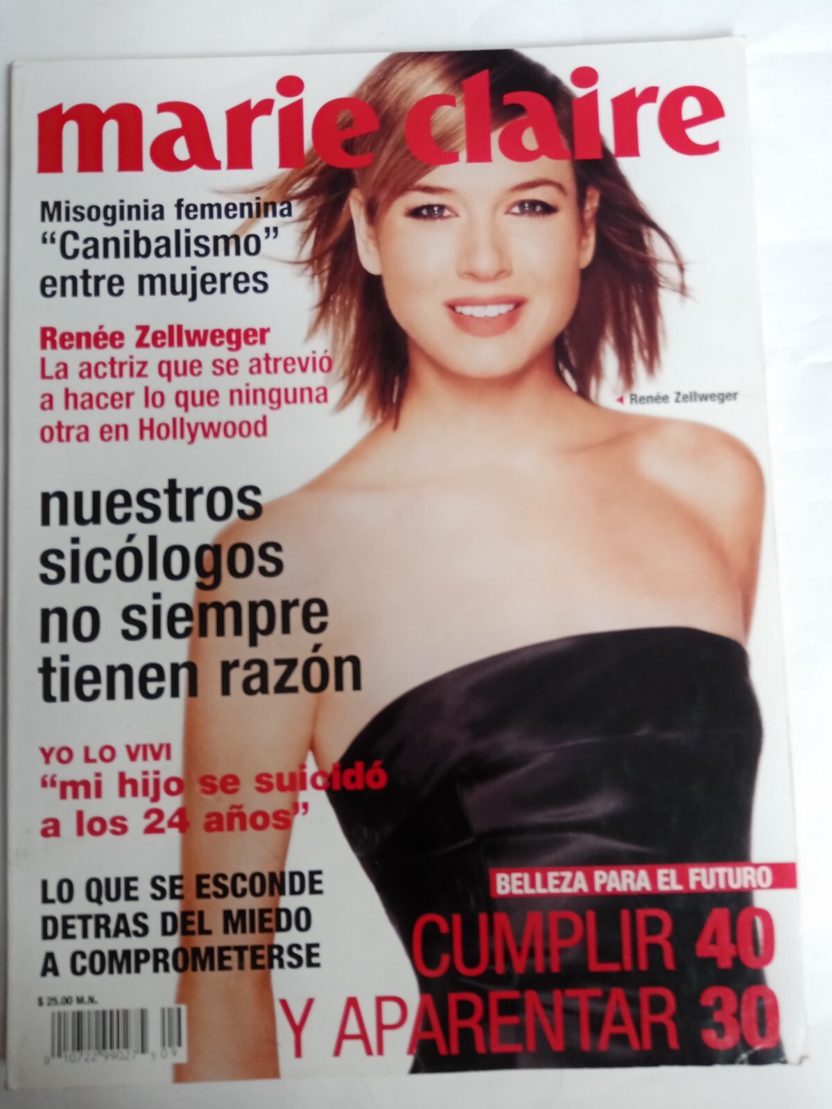 RENEE ZELLWEGER MARIE CLAIRE MEXICAN MAGAZINE MEXICO SPANISH SEPTEMBER ...