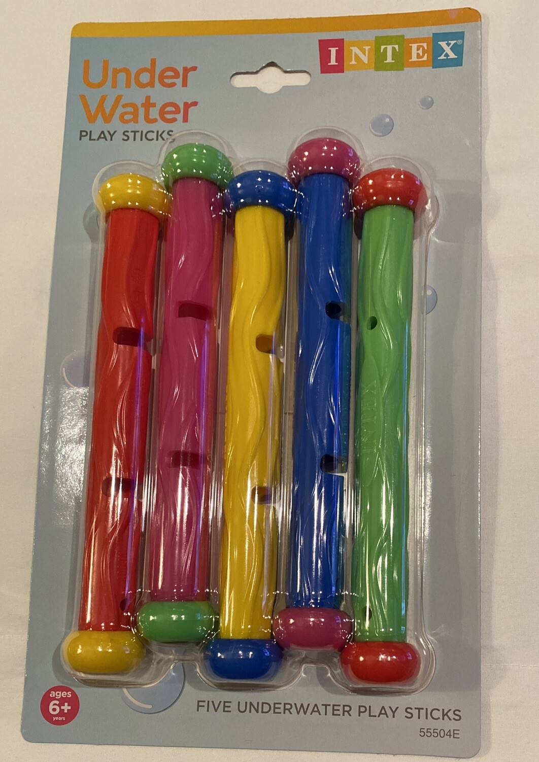 Intex Diving Swimming Pool Kids Toy Play Underwater Play Sticks, 5 Pack ...