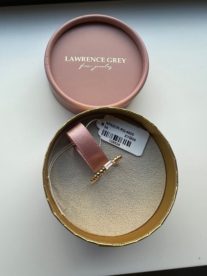 Lawrence Grey Jewelry Solitär Ring 585 Gold / Gelbgold NP 899,00€ NEU ...