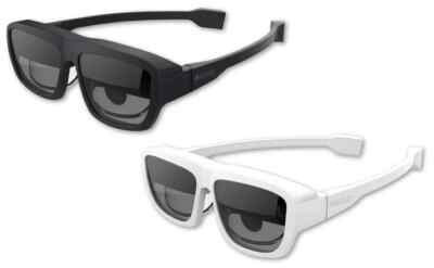 MAD Gaze GLOW smart glasses AR MR 90 inch 3D Android compatible white ...