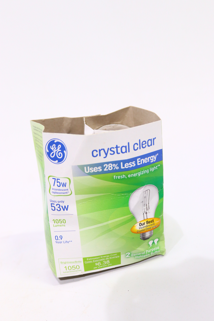 GE Crystal Clear 53-Watt, Light Bulb 2 ea | eBay