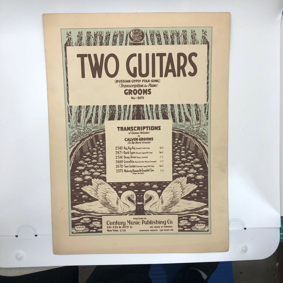 1930 Grooms - Two Guitars - Russian Gypsy Folk Song by Calvin Grooms | eBay
