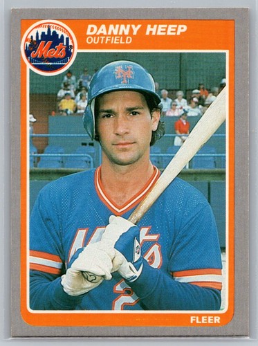 Danny Heep 1985 Fleer BASEBALL #84 New York Mets | eBay
