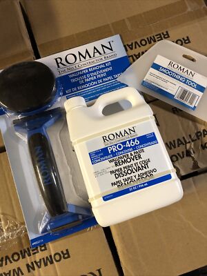Roman 32oz Wallpaper Removal Kit With Smoothing Tool Brand New | eBay