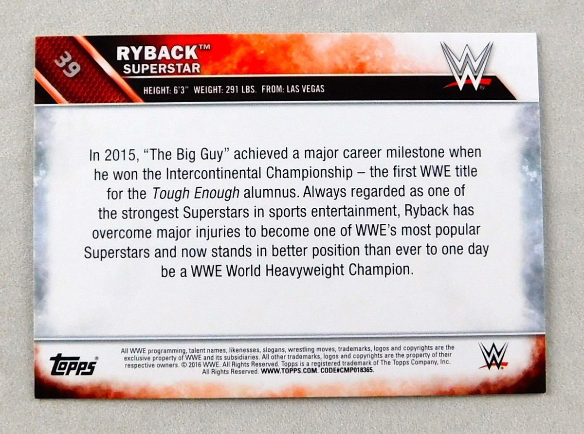 Logotipo Wwe Ryback