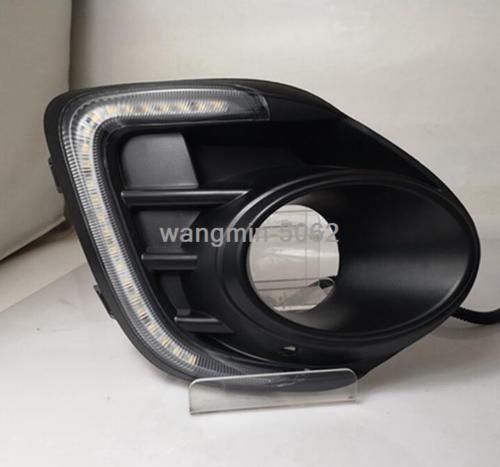 LED Daytime Running Light DRL Fog Light For Mitsubishi Lancer 2016 2017 ...