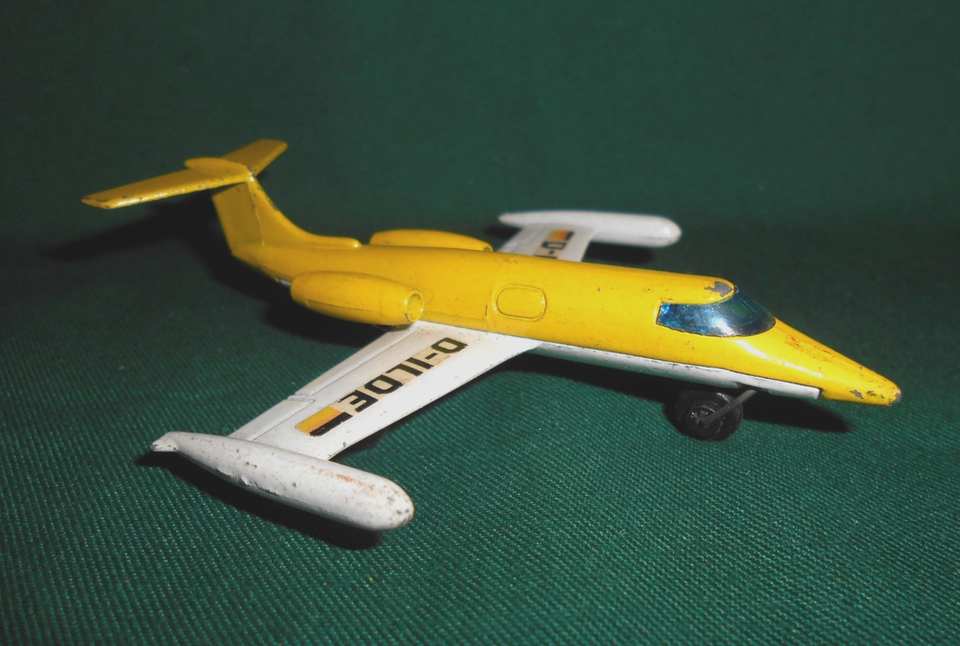 Matchbox SP1 Lear Jet Yellow and White 1973 Model, Unboxed | eBay