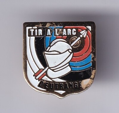 RARE PINS PIN'S .. SPORT ARC TIR A L'ARC ARCHERY OEUTRANGE DEUTRANGE 57 ...