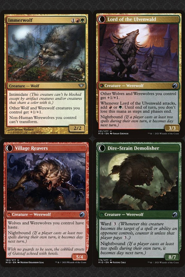 Tovolar, Dire Overlord Commander Deck Werewolf ULTIMATE MTG Magic EDH ...