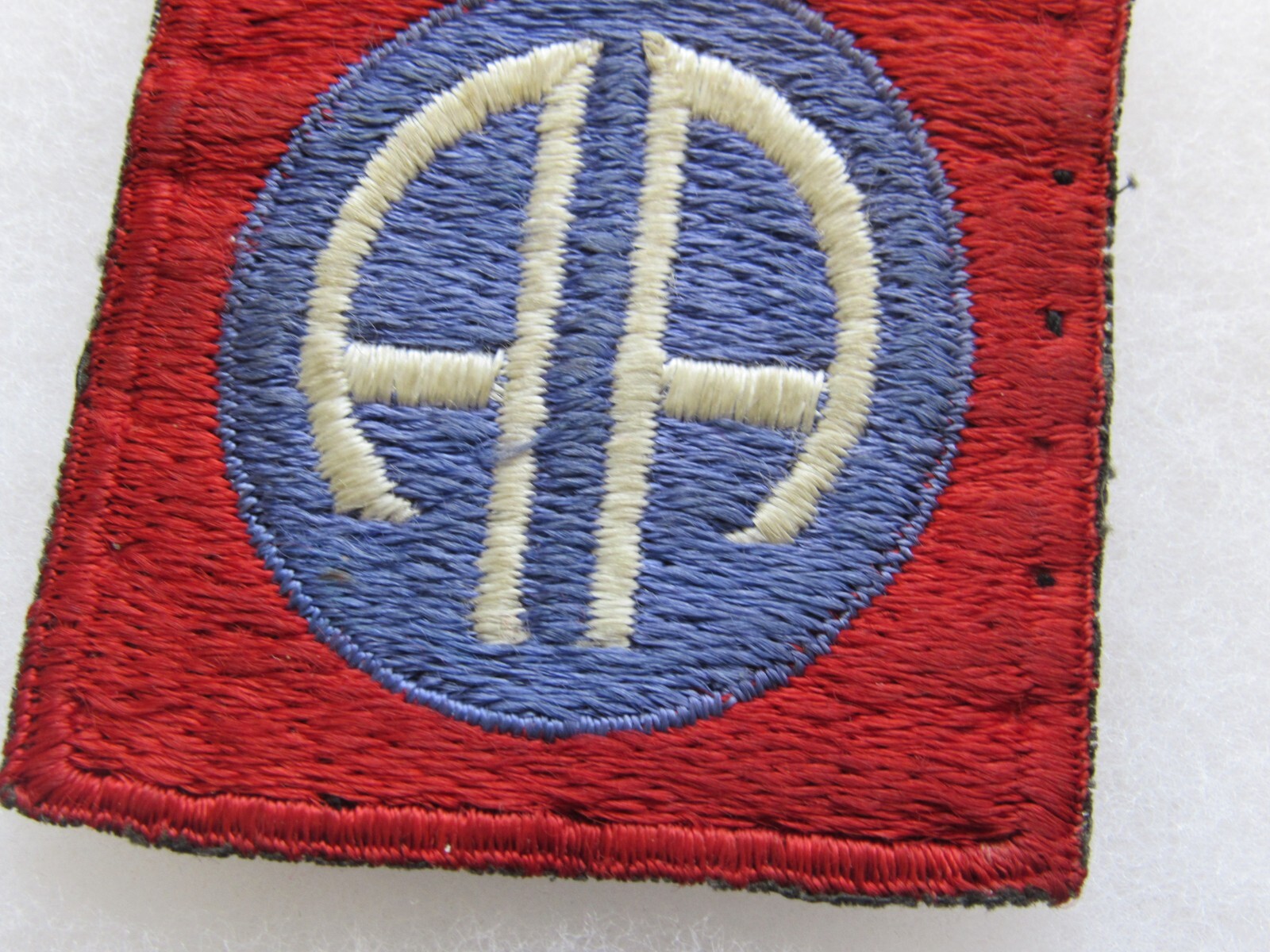 WWII 82nd Airborne Division ETO English Made Shoulder Patch & Tab | eBay