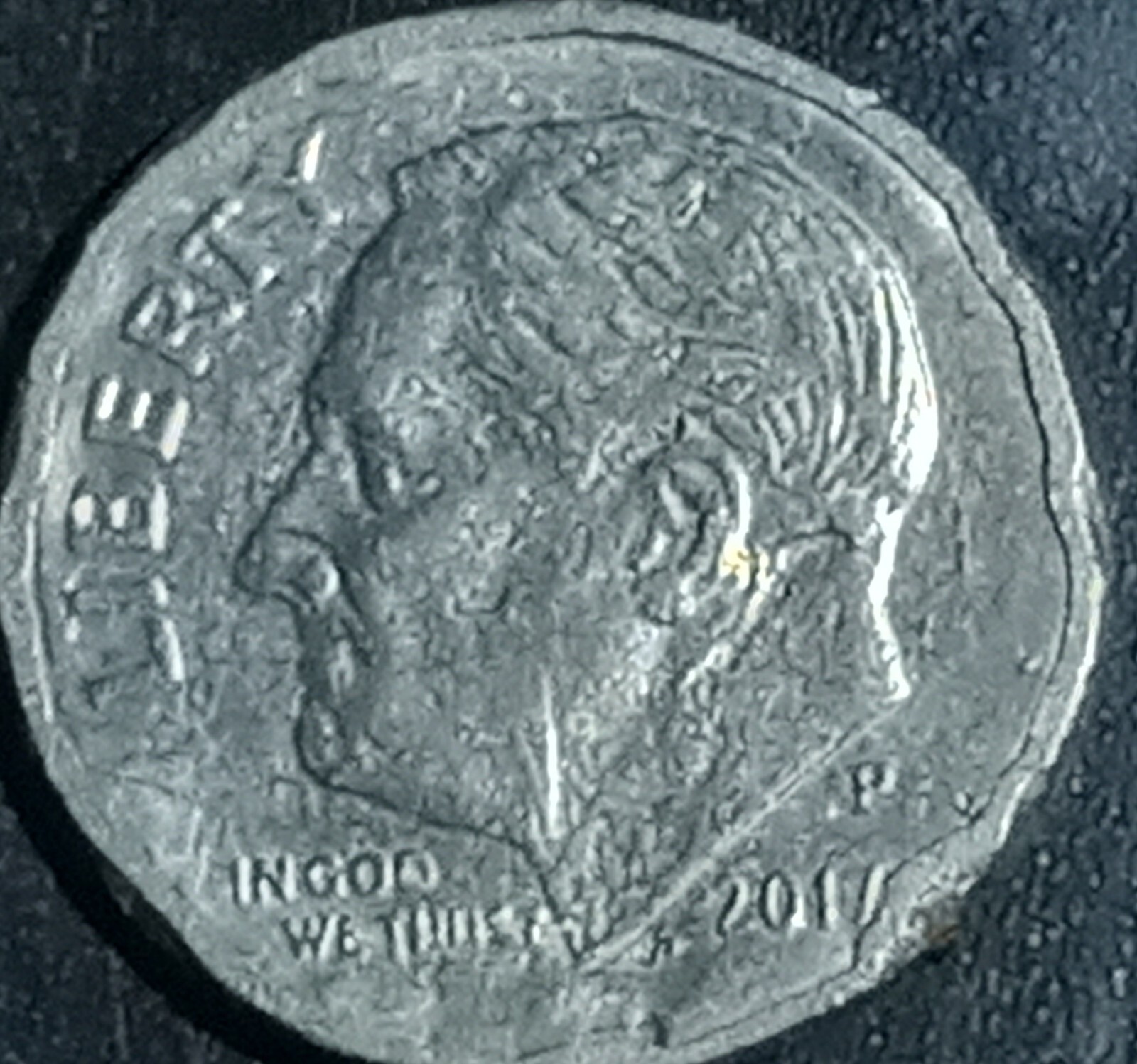 2017 D Roosevelt Dime Errors Off Center Multiple Cap Die strikethrough ...