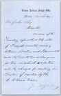 Eastern Railroad Freight Office 1856 ALS Letterhead re: Rail Freight ...