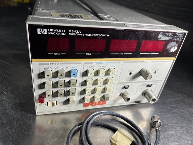 HP Agilent Keysight 5342A Microwave Frequency Counter 10hz - 18ghz for ...