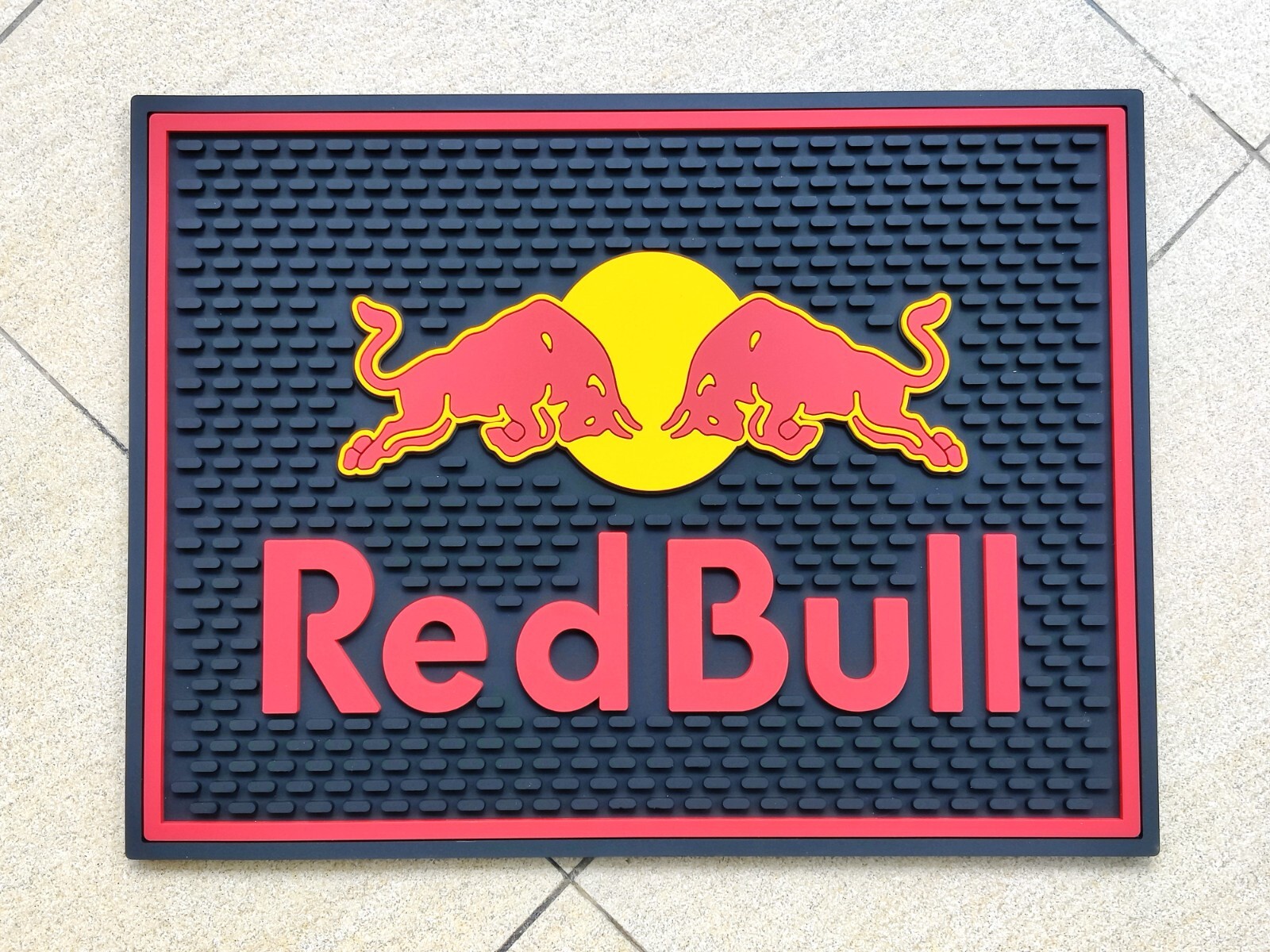 Red Bull Rubber bar mats spill mat bar runner drip mat beer coasters ...
