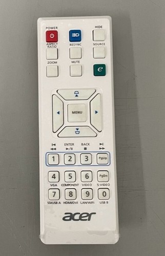 ACER Remote Control E-26091 PJ Projector PD120PD PD123 PD125 PD125D ...