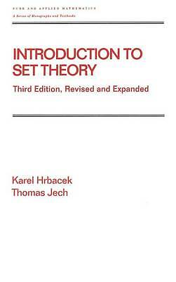 Introduction to Set Theory, Revised and Expanded by Karel Hrbacek ...