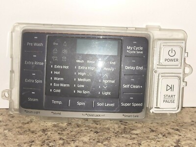 DC93-00376D Samsung Original Control Panel Interface WF45H6300AG ...