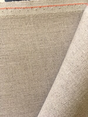 Natural / Raw 46 Count Zweigart Bristol linen even weave fabric - size ...