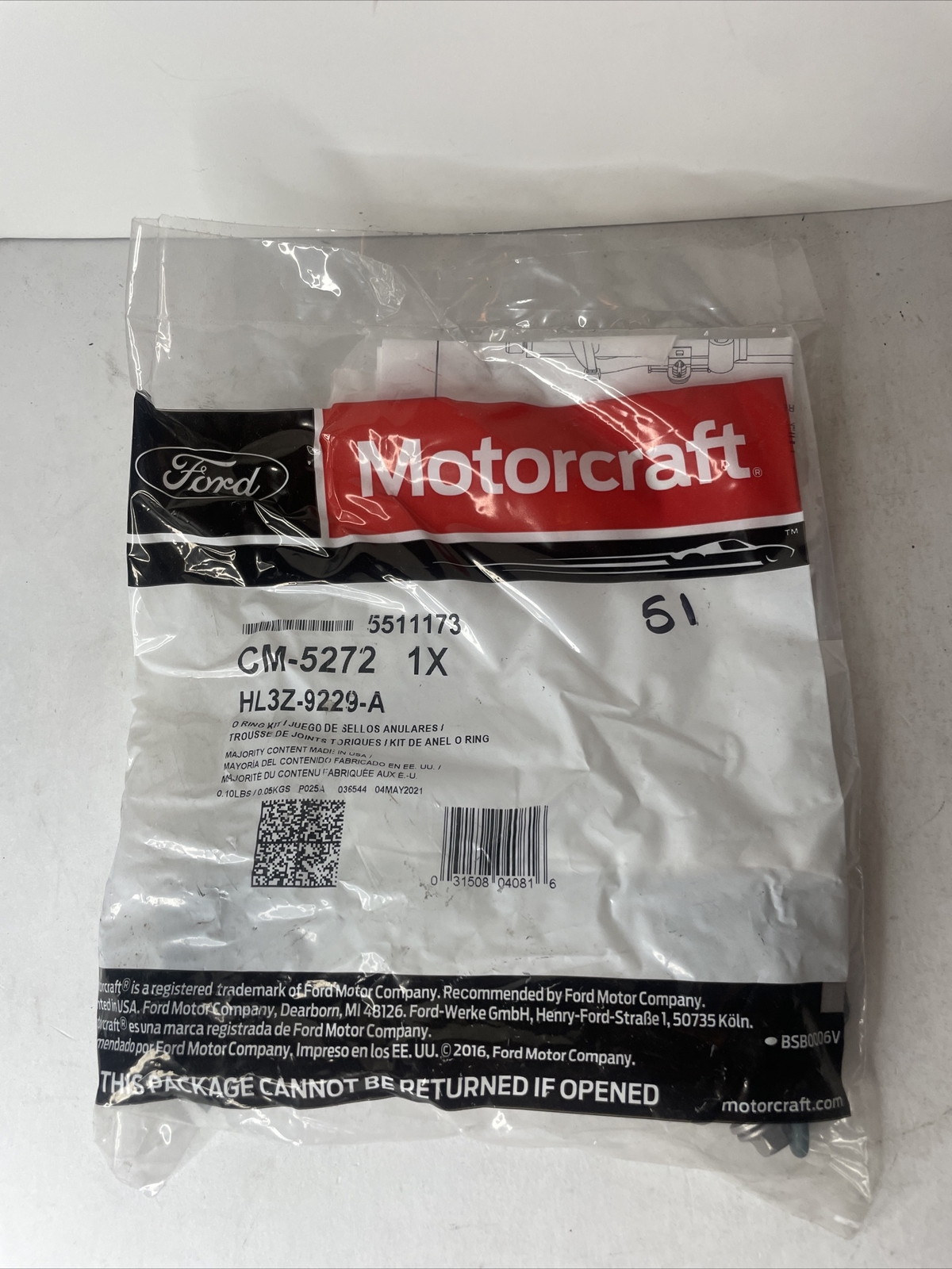 Ford HL3Z9229A Fuel Injector O-ring Kit for sale online | eBay