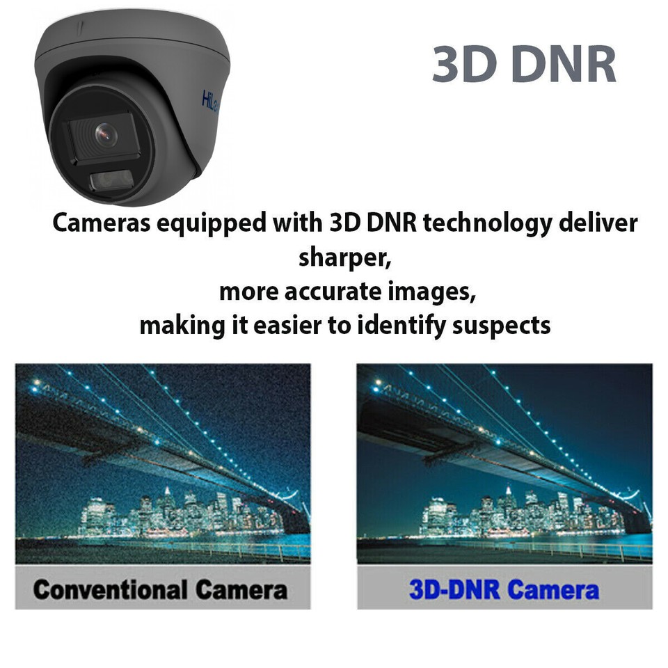 HIKVISION COLORVU POE CCTV SYSTEM IP UHD 8MP NVR 4K 5MP 24/7 COLORVU ...