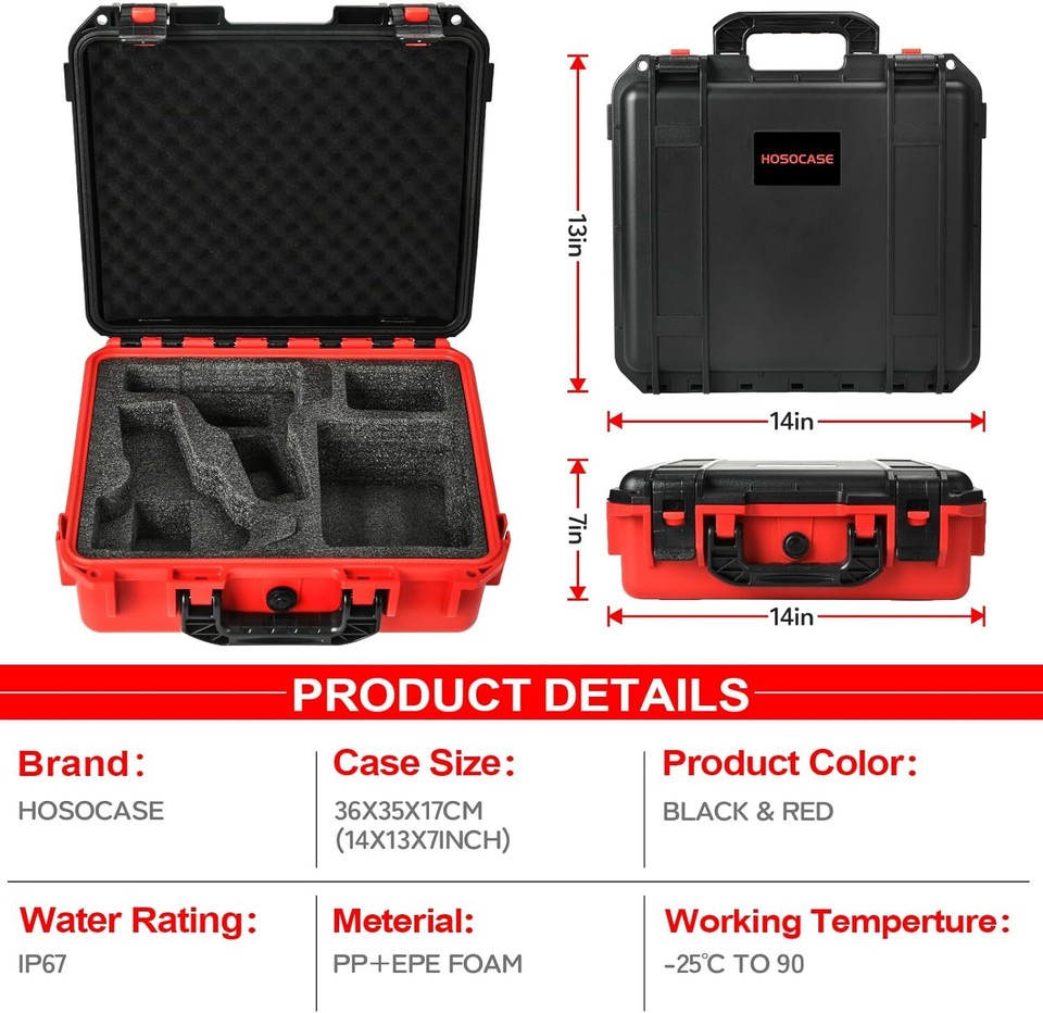 Hard Case for Milwaukee M12 Impact Driver & Drill Set Waterproof Tool ...