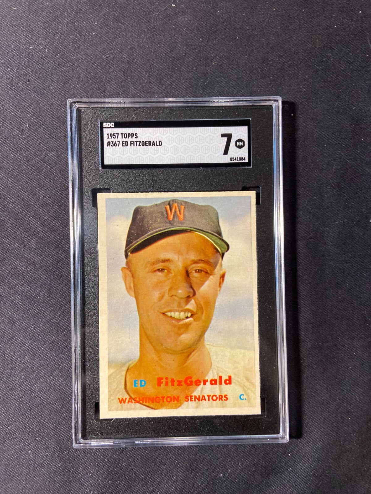 1957 Topps graded 7 #367 Ed Fitzgerald | eBay