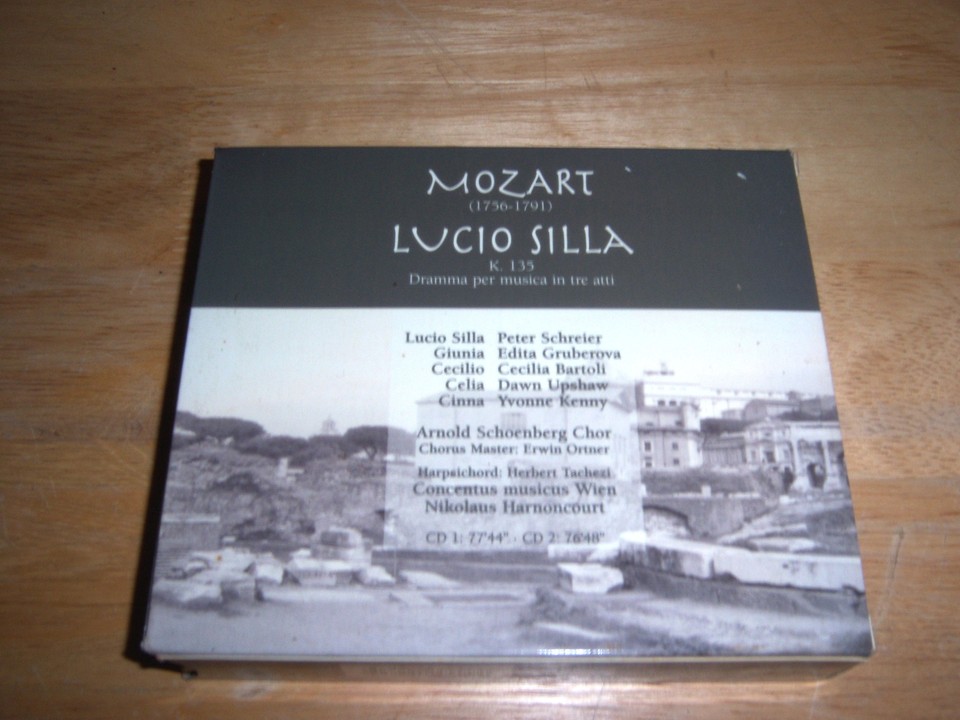 Mozart Lucio Silla 1997 Teldec 2292-44928-2 2CD Box Set Germany w ...