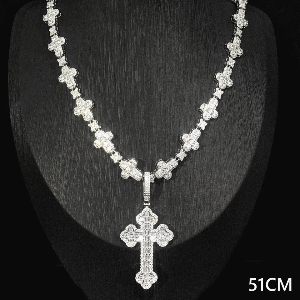 Clear Cuban Link Necklace – Subtle, Icy, and Unique | eBay