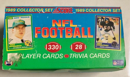1989 Score Football Complete Factory Set - 330 Cards 22110996097| eBay