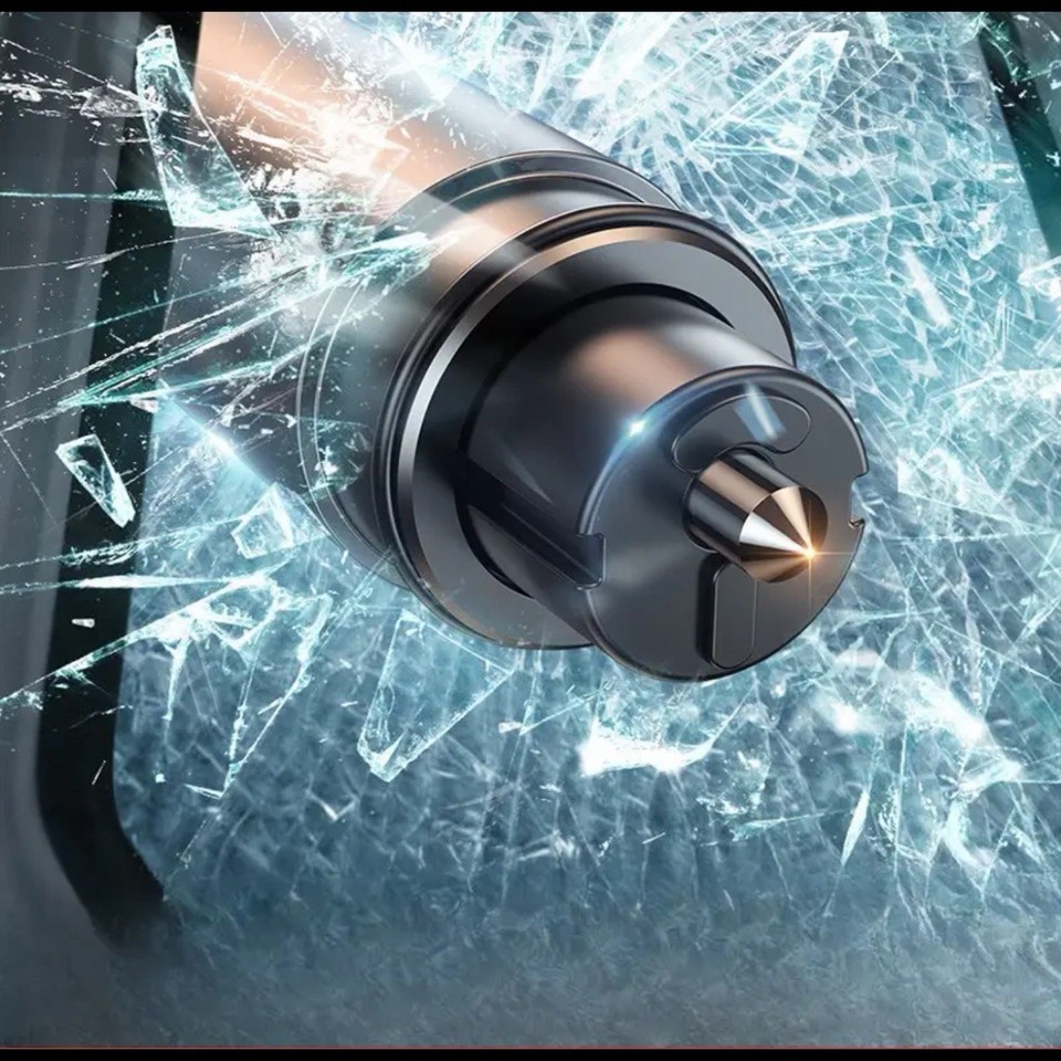 Car Safety Hammer Mini 2-in-1 Emergency Window Breaker | eBay