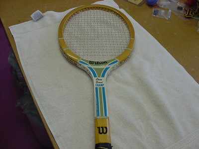 BEAUTIFUL VINTAGE Chris Evert Wilson "Champ" Tennis Racquet, WOW-NICE ...