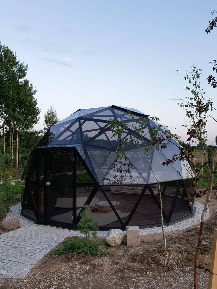 Glass Geodesic Dome 13 ft in Diameter by DomeSpaces GD0134 | eBay