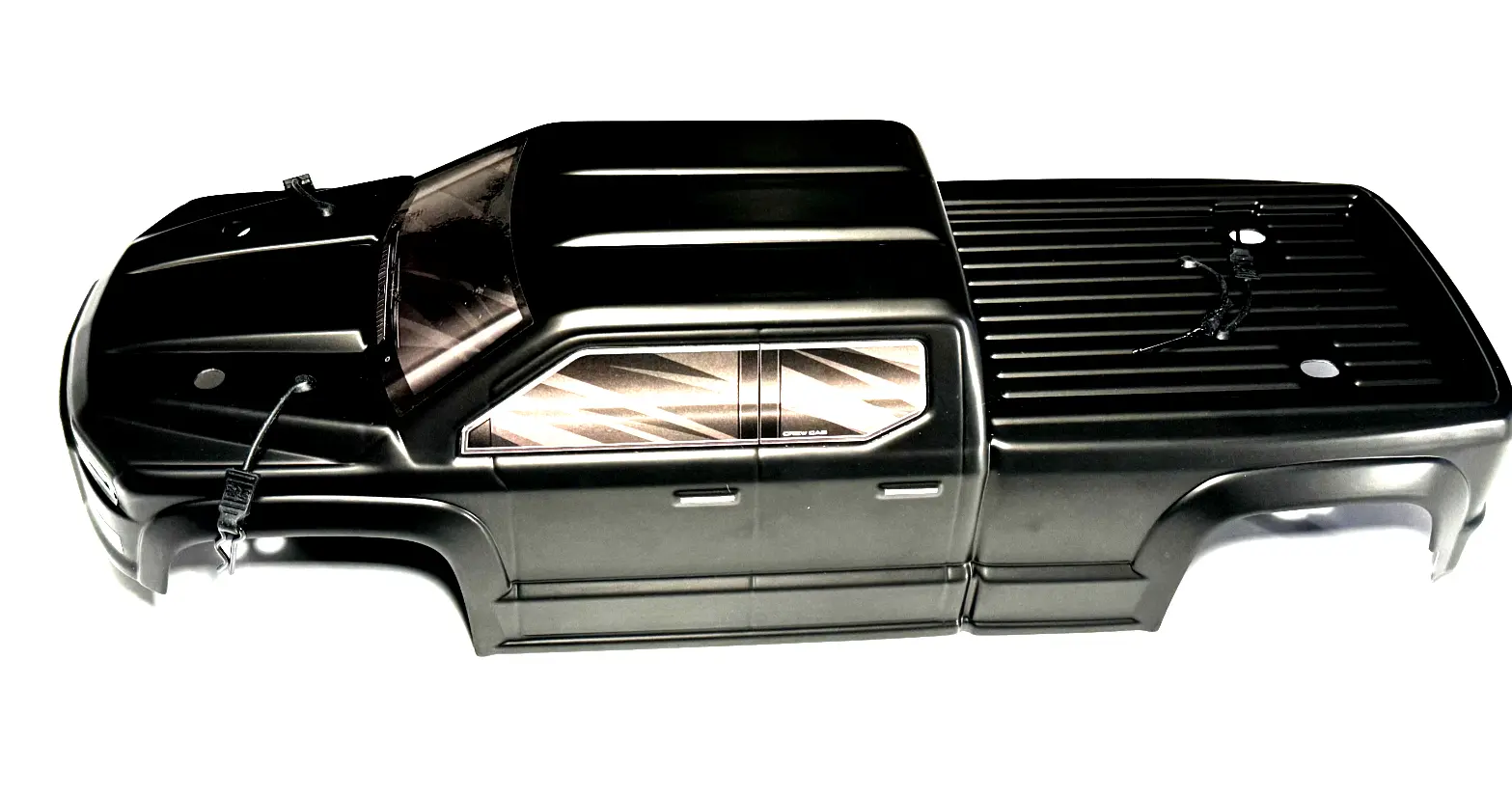 Arrma BIG ROCK 4x4 3s BLX - Body Shell (BLACK painted decaled trimmed ...