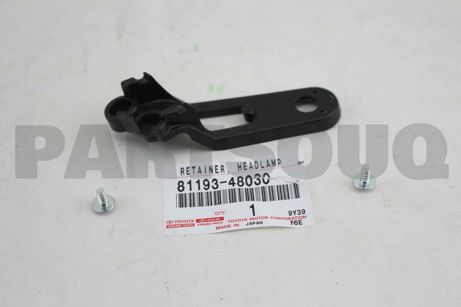 8119348030 Genuine Toyota RETAINER, HEADLAMP PROTECTOR, UPR RH 81193 ...
