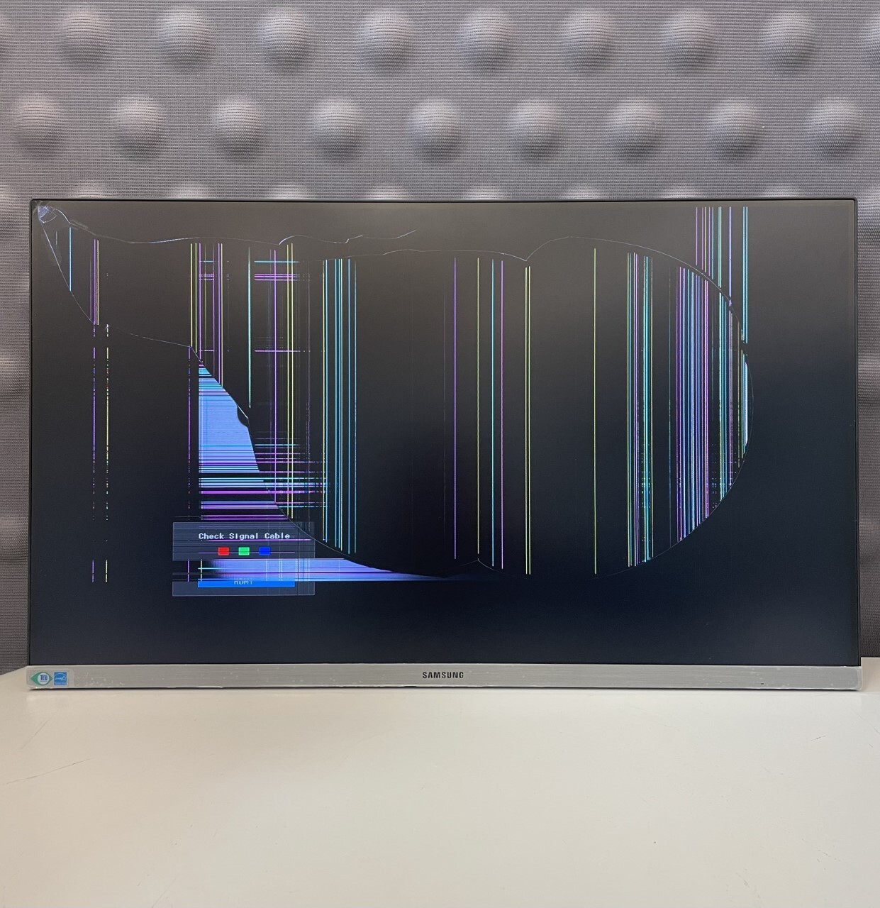 (Damaged) SAMSUNG S27R650FDN 27" Full HD LCD Monitor 16:9 Dark Blue ...