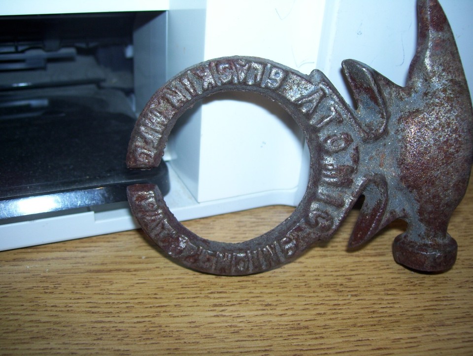 CAST-IRON " LINE RIDER FENCING TOOL" CARRY ON YOUR SADDLE HORN-NEAT ...