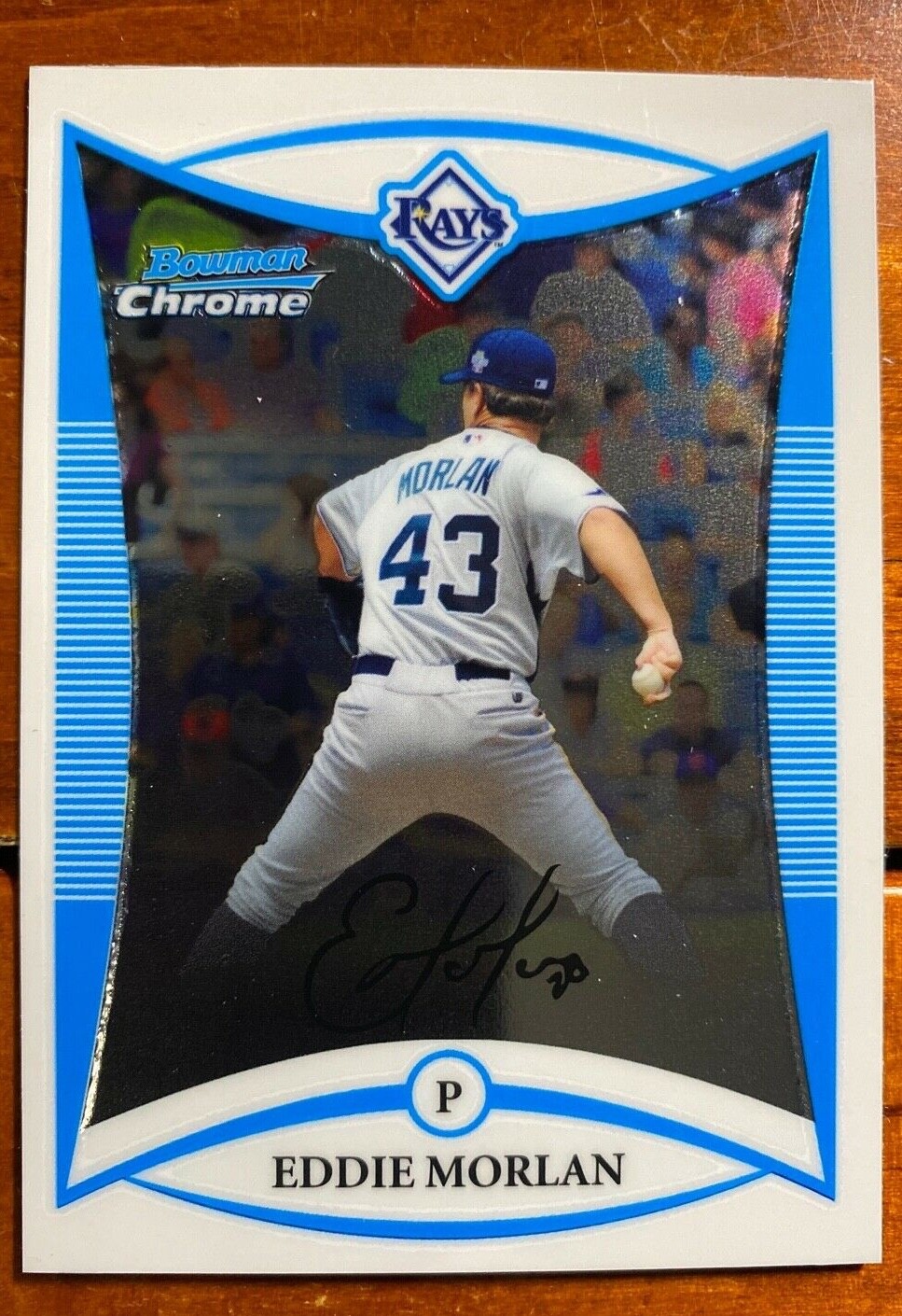 2008 Bowman Chrome Draft Prospects #BDPP72 Eddie Morlan FG Tampa Bay ...