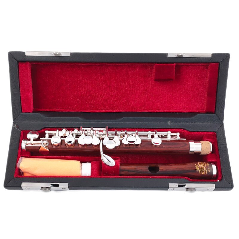 Rosewood piccolo C key cupronickel half flute silver plated | eBay
