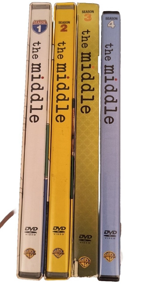 Lot of 4 THE MIDDLE Season 1-4 DVDs TV Sitcom Family | eBay
