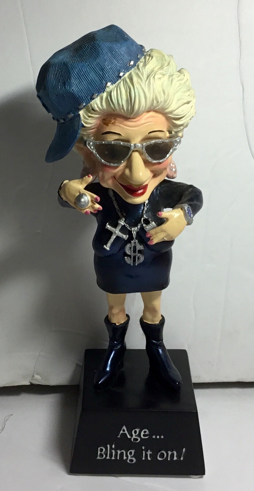 2008 Westland Giftware BIDDYS BLING IT ON 6-3/4" Figurine by Mike ...