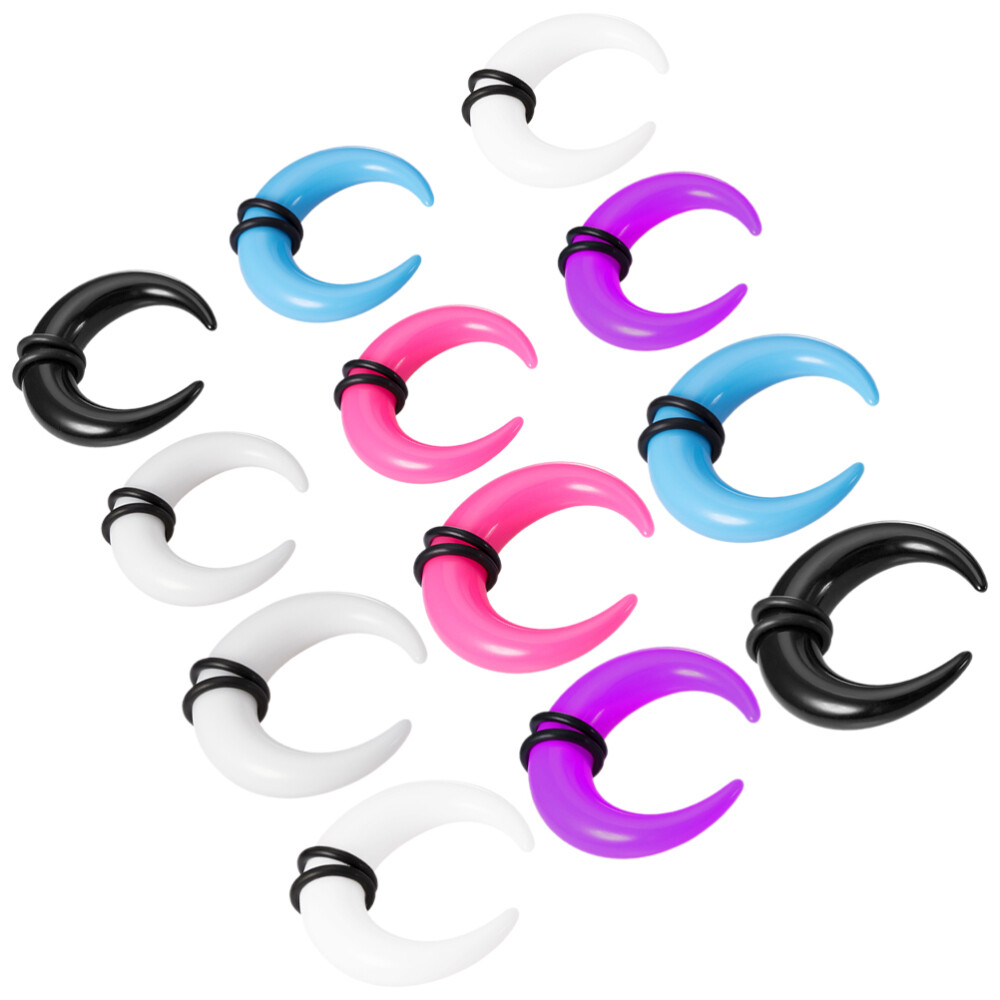 12pcs Septum Rings Acrylic Septum Rings Septum Pincher Septum Rings l ...