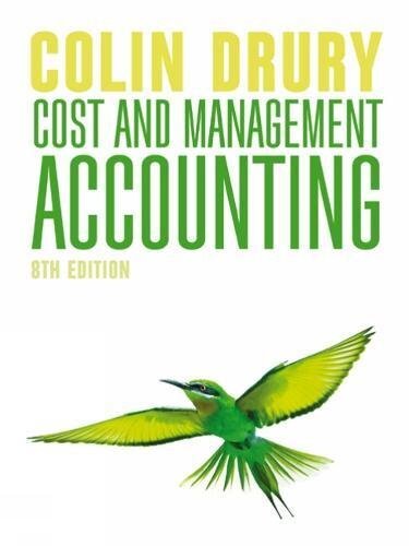 Cost and Management Accounting by Colin Drury Paperback Book The Fast ...