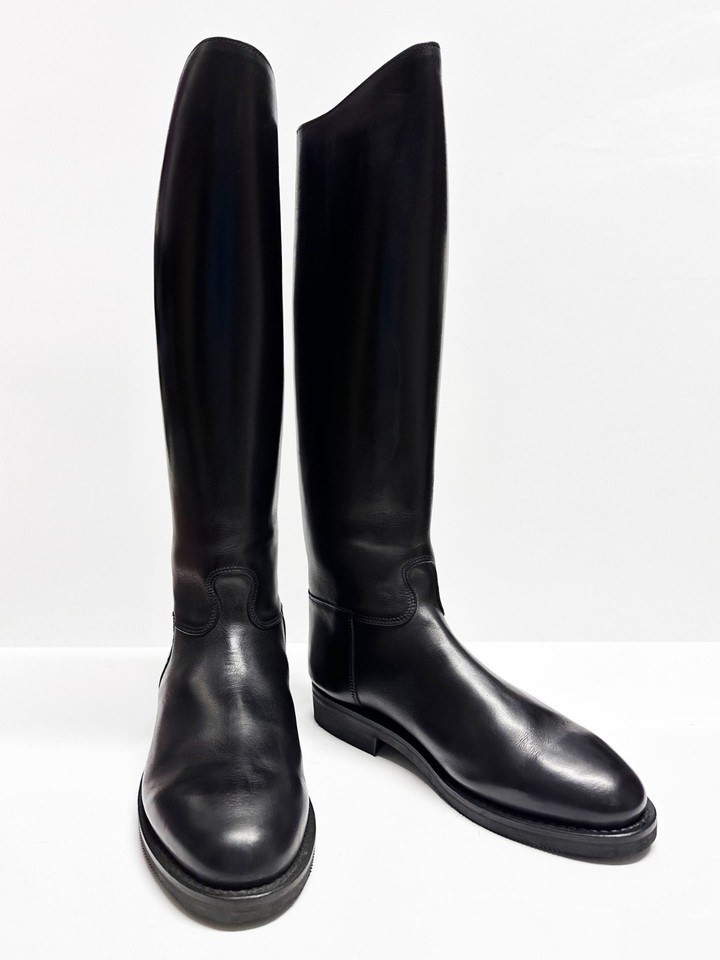 FRENCH PARABOOT POLICE BOOTS L CALF EU 45 US 11.5 UK11 ROB BLUF FETISH ...