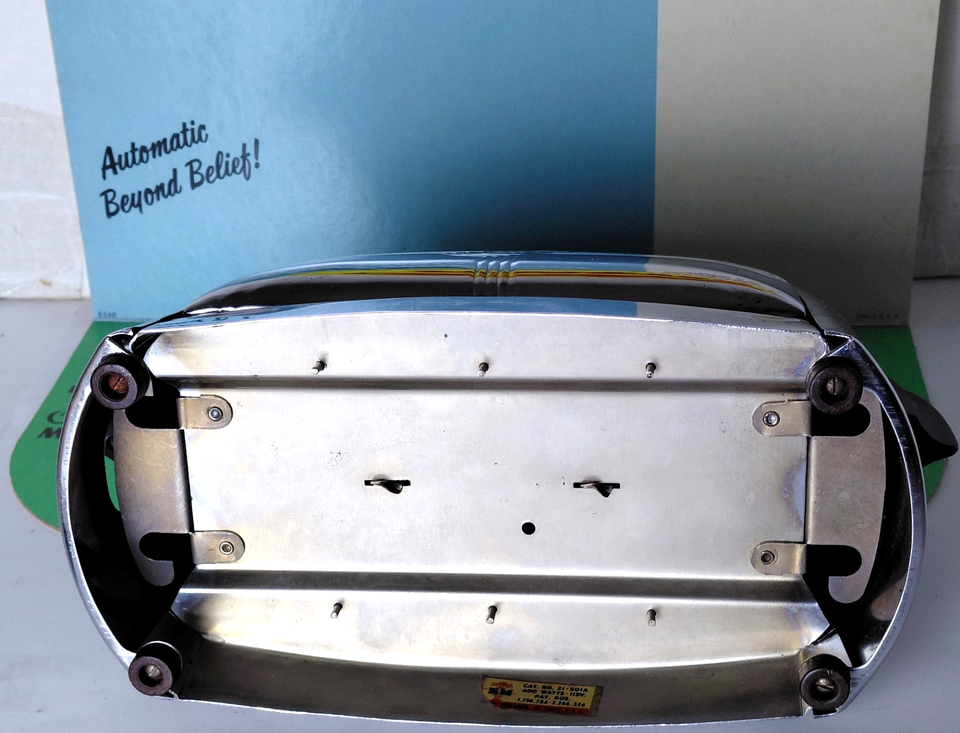 Rare Vintage Sunbeam Radiant Control Droip Down Side Open Toaster W ...