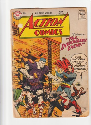 Action Comics #226 DC Superman 1957 Wayne Boring GOLDEN AGE ...